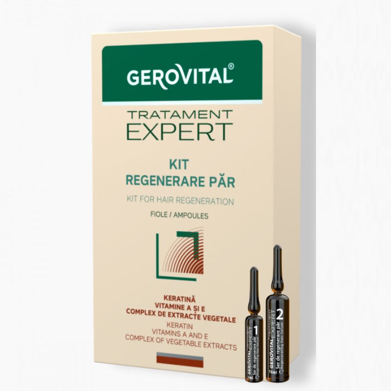 Gerovital Hair Kit for Regeneration - 2 x 10 ampoules – gerovital4you