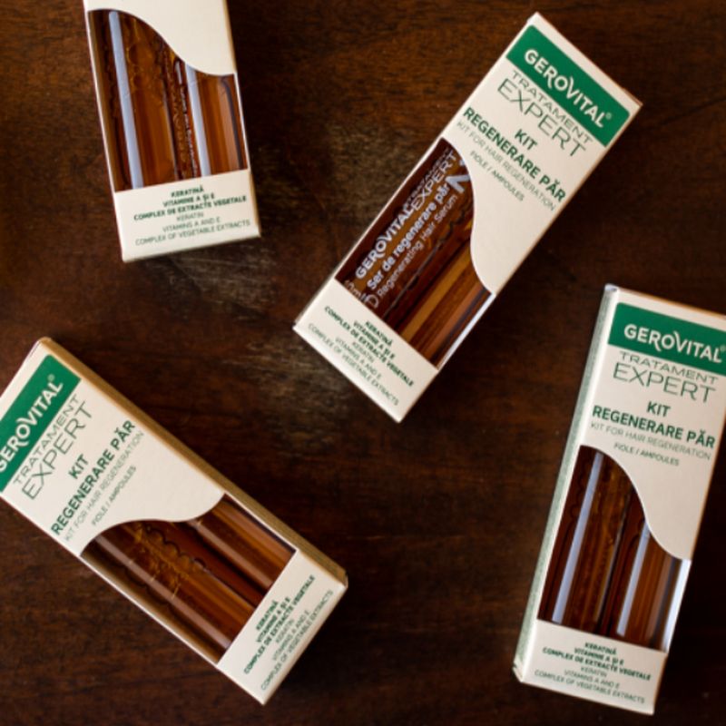 Gerovital Hair Kit for Regeneration - 2 x 10 ampoules – gerovital4you