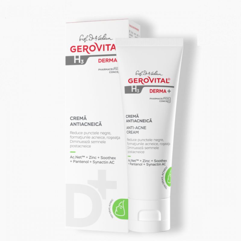 Gerovital H3 Derma Plus - Anti-Acne Cream -50ml – gerovital4you